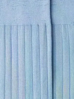 HACKETT LONDON Ribbed-knit Contrast-panel Socks