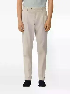 HACKETT LONDON Double-pleated Trousers - Neutrals