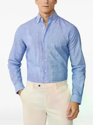 HACKETT LONDON Stripe-pattern Shirt - Blue