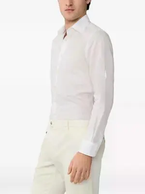 HACKETT LONDON Pointed-collar Shirt - White