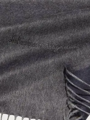 FERRAGAMO Fringe Detailed Scarf