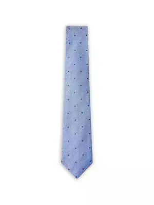 HACKETT LONDON Polka-dot Twill Tie - Blue
