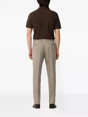 HACKETT LONDON Straight-fit Linen Trousers