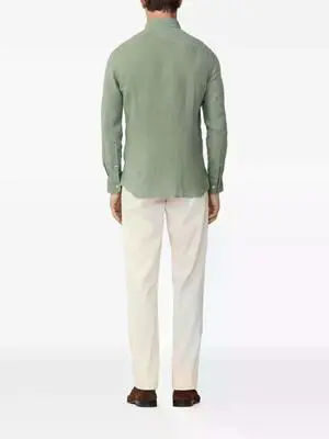 HACKETT LONDON Brompton Button-down Linen Shirt
