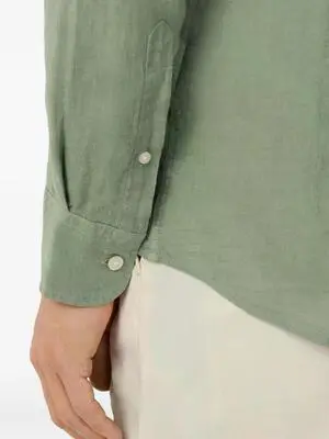 HACKETT LONDON Brompton Button-down Linen Shirt