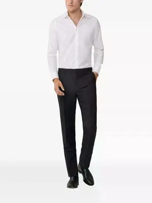 HACKETT LONDON Pressed-crease Tailored Trousers