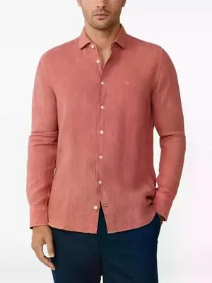 HACKETT LONDON Kent Cutaway-collar Shirt - Red