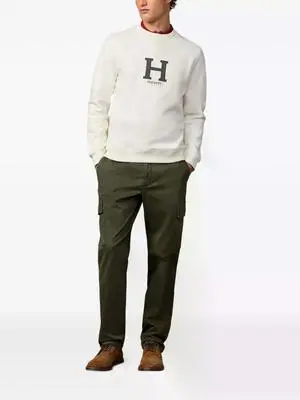 HACKETT LONDON Embroidered Sweatshirt - Neutrals