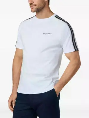 HACKETT LONDON Tape-detail Raglan-sleeve T-shirt