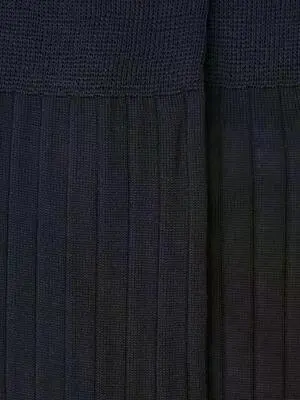 HACKETT LONDON Ribbed Mercerised-cotton Socks