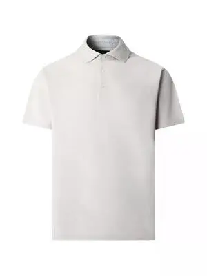 HACKETT LONDON Oxford Pique Short-sleeve Polo Shirt - Neutrals