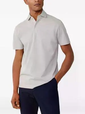 HACKETT LONDON Oxford Pique Short-sleeve Polo Shirt