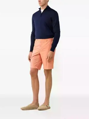 HACKETT LONDON Garment-dyed Cotton Shorts