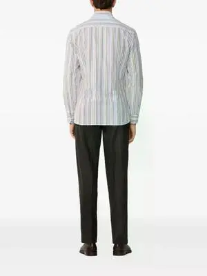 HACKETT LONDON Bengal-stripe Pimlico-collar Shirt
