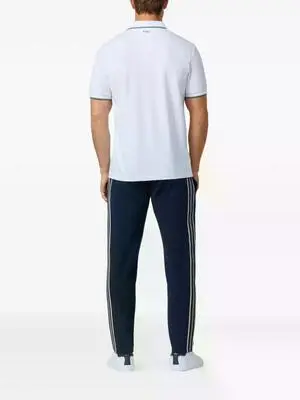 HACKETT LONDON Zip-placket Pique Polo Shirt