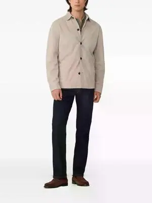 HACKETT LONDON Suede Overshirt