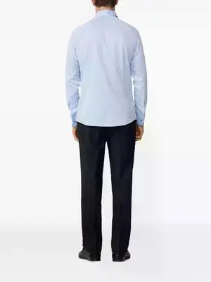 HACKETT LONDON Herringbone-pattern Knightsbridge Shirt