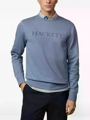 HACKETT LONDON Logo-print Sweatshirt - Blue