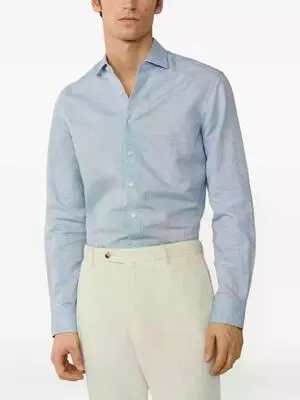 HACKETT LONDON Kent Collar French Placket Shirt