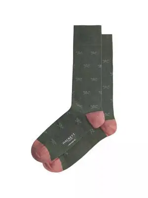 HACKETT LONDON Icon Jacquard Socks - Green