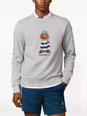 HACKETT LONDON Cotton Terry Knit Crew Neck Sweater