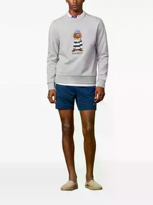 HACKETT LONDON Cotton Terry Knit Crew Neck Sweater