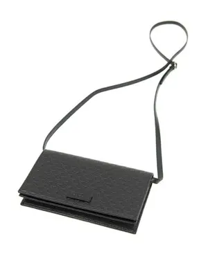 Gucci Monogram Embossed Flap Shoulder Bag