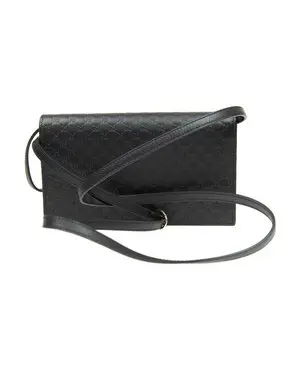 Gucci Monogram Embossed Flap Shoulder Bag