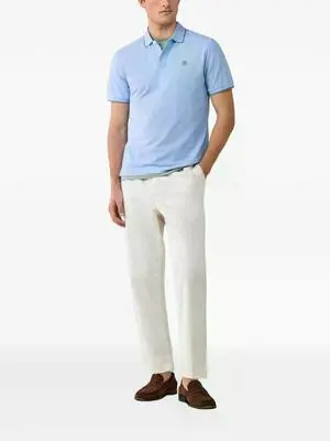HACKETT LONDON Logo-embroidered Polo Shirt