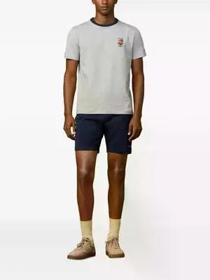 HACKETT LONDON Logo-embroidered T-shirt - Grey