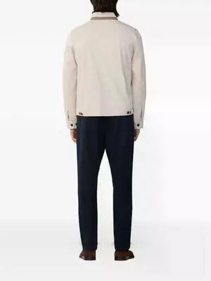 HACKETT LONDON Logo-embroidered Harrington Jacket