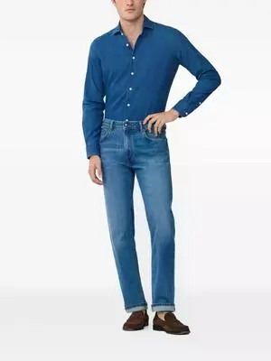 HACKETT LONDON Textured Denim Shirt