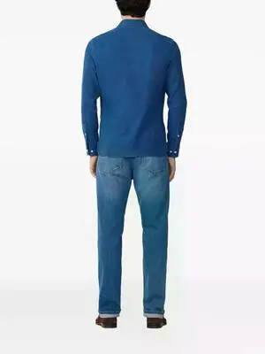 HACKETT LONDON Textured Denim Shirt