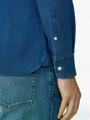 HACKETT LONDON Textured Denim Shirt