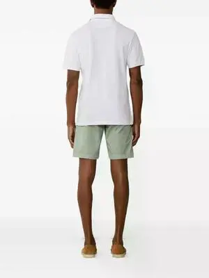 HACKETT LONDON Embroidered Piqué-knit Polo Shirt