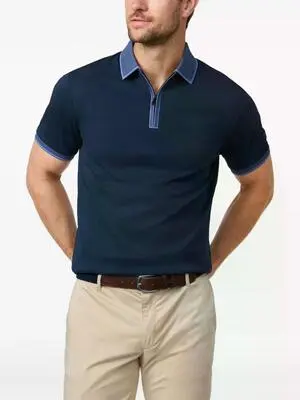 HACKETT LONDON Zip-fastening Polo Shirt