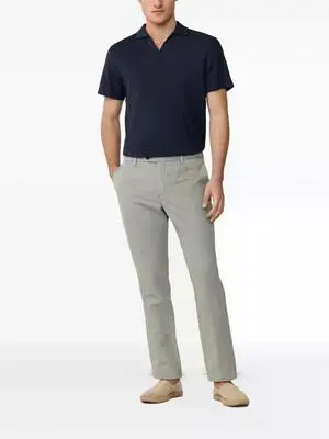 HACKETT LONDON Honeycomb-texture Jonny-collar Polo Shirt