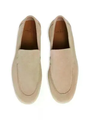 HACKETT LONDON Suede Slip-on Loafers