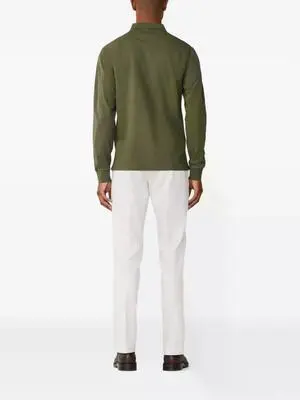 HACKETT LONDON Long-sleeve Embroidered Polo Shirt