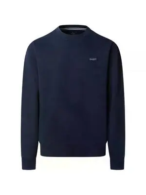 HACKETT LONDON Logo-patch Crew-neck Sweatshirt - Blue