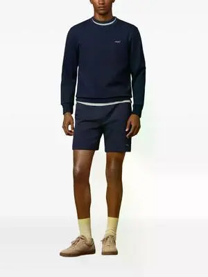 HACKETT LONDON Logo-patch Crew-neck Sweatshirt