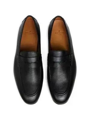 HACKETT LONDON Regal Saddle Leather Loafers