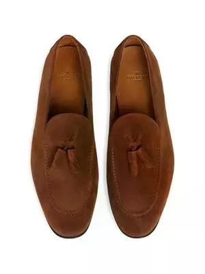 HACKETT LONDON Regal Tassel-detail Suede Loafers