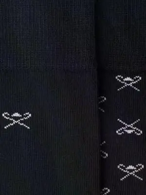 HACKETT LONDON Jacquard-patterned Colour-block Cotton Socks