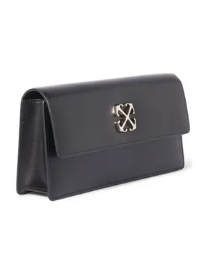 Off-White Jitney 1.0 Logo Plaque Small Shoulder Bag