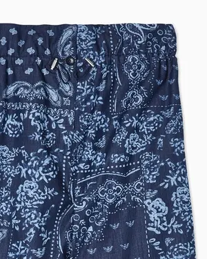 Emporio Armani Paisley Print Trousers