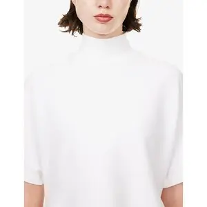Alaïa Asymmetric Hem Cotton-jersey T-shirt - Blanc