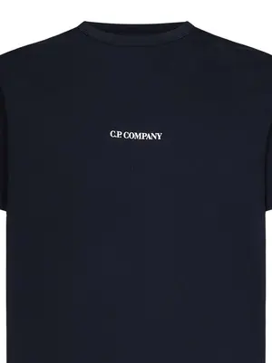 C.P. COMPANY Logo-print Cotton T-shirt - Black
