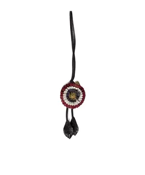 Miu Miu Leather Trick - Coffee/red