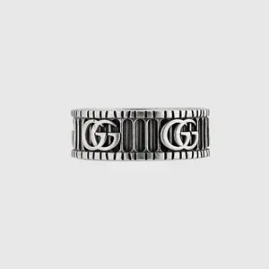 Gucci Double G Sterling Silver Ring